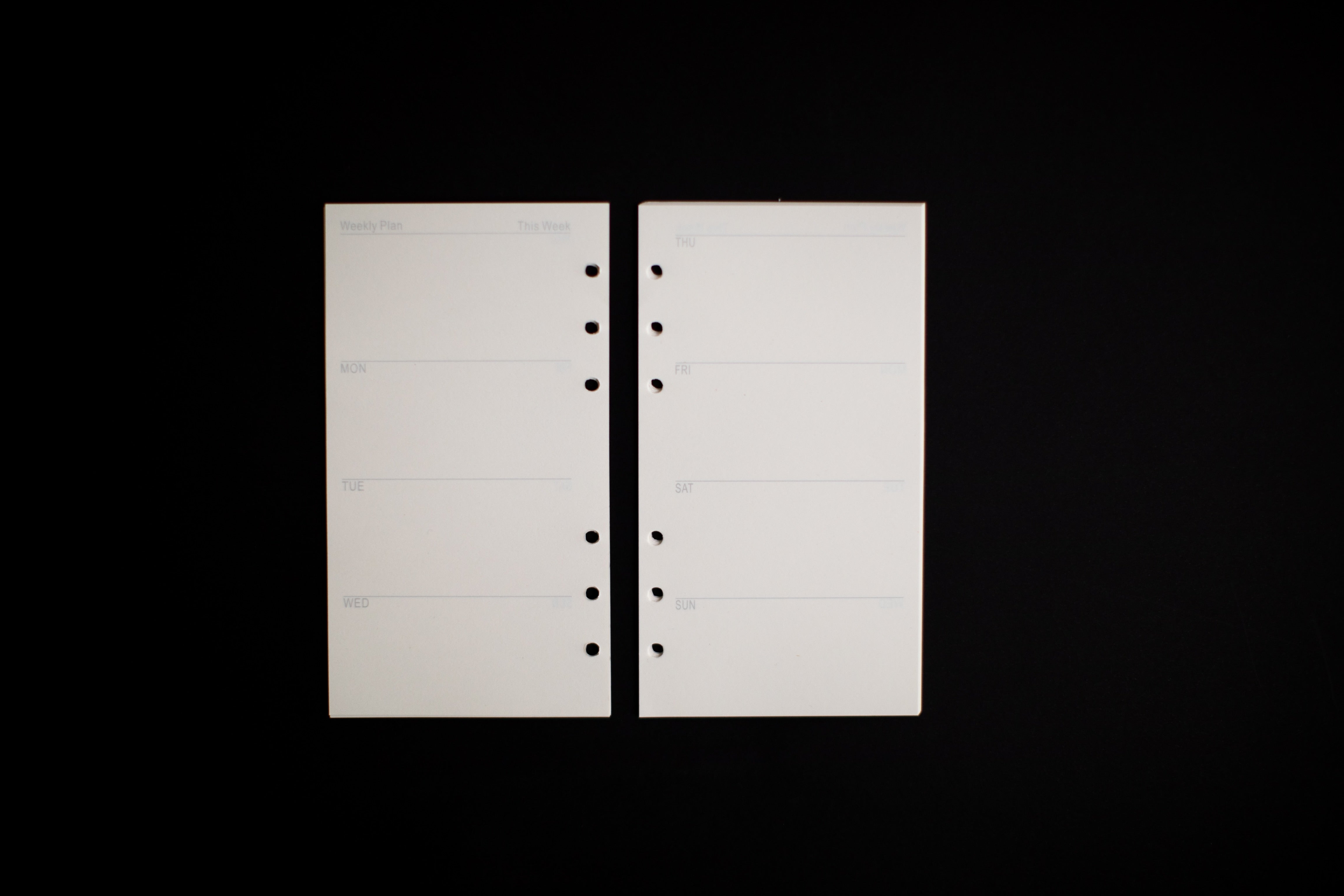 Interior MINI - Weekly Planner – Intervalo Mx